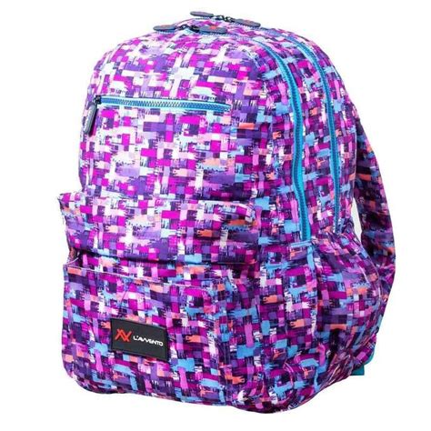 School Backpack Bg76p Purple