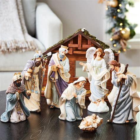 Members Mark 9 Pc Nativity Set Caucasian Shelhealth