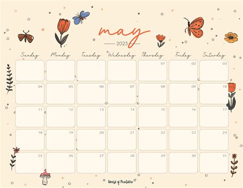 May Calendar 2025 Artofit