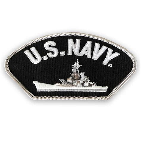 Us Navy Patch With Ship Graphic