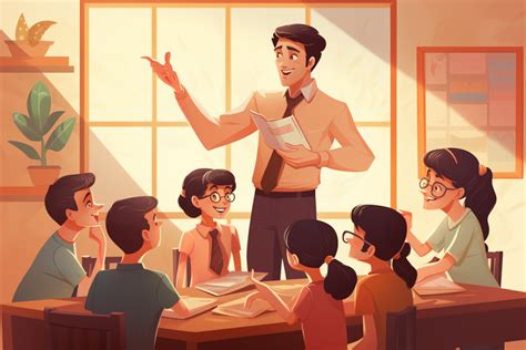 卡通课堂插画设计素材 卡通课堂插画设计模板下载 设图网