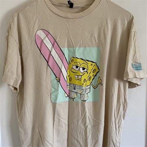 Mens Spongebob Surfer Shirt Size Small Never Depop