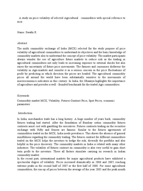 22mcom44 swathi r pdf skewness financial risk