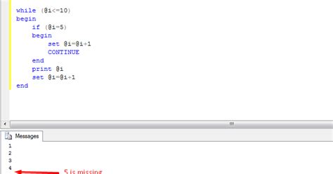 It Corner Difference Continue And Break Sql Server And Sample Code