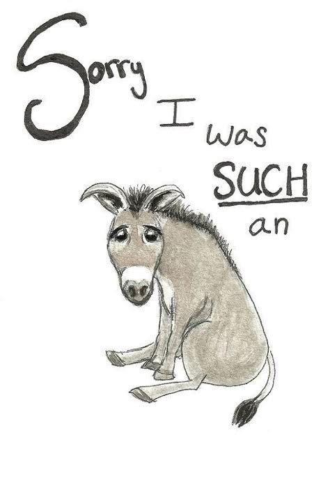 I Am Sorry Cute Drawing