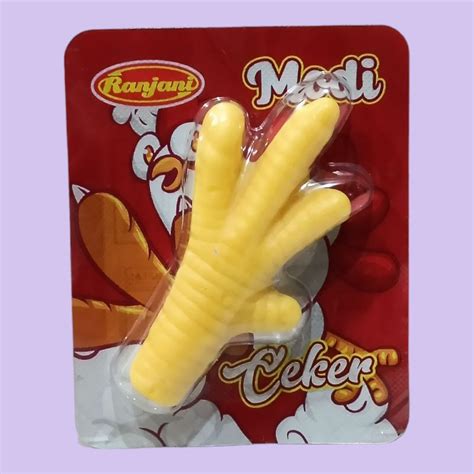Jual Ranjani Modi Ceker Permen Jelly Bentuk Ceker Ayam [24 Pcs Box] Shopee Indonesia