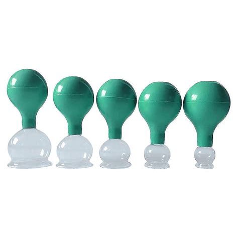 Cupping Glasses Made Of Real Glass Set Of 5 Effective Cupping