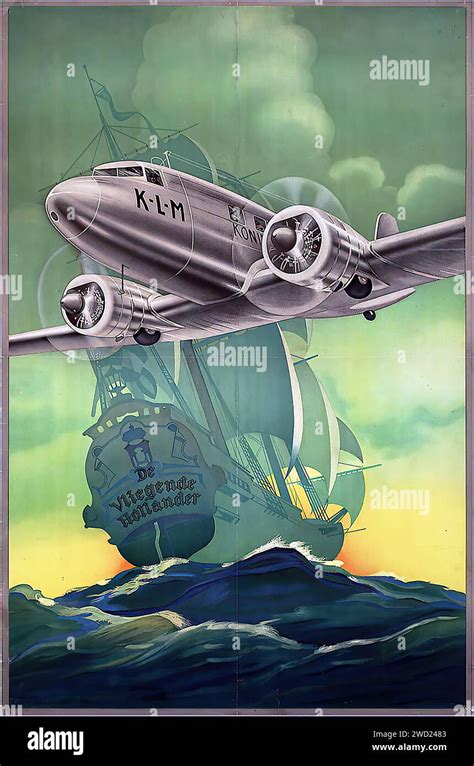 Klm The Flying Dutchman 1939 De Vliegende Hollander Translates To