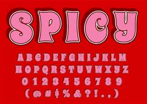 premium vector 3d fluffy spicy alphabets numbers set