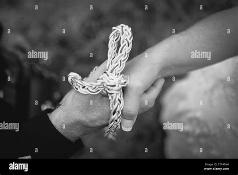 Woman Tied Up Black And White Stock Photos Images Alamy