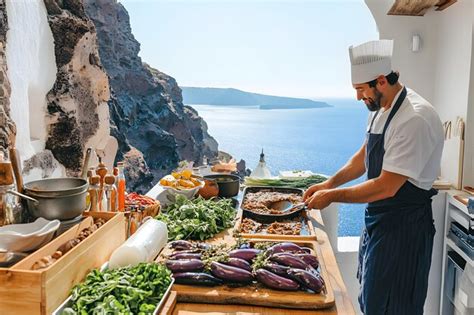 Santorini Cooking Class With A View Of The Aegean Sea Learn To Prepare