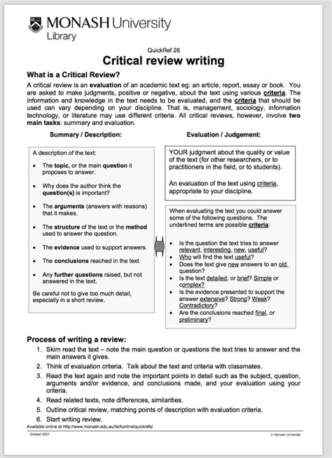 How To Write A Critical Analysis Of A Scientific Paper Design Talk