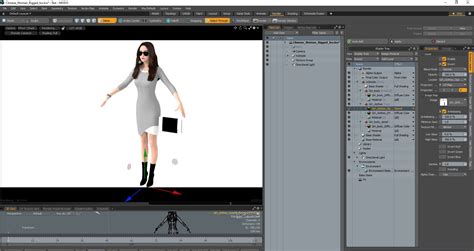 Chinese Woman Rigged For Modo 3d Model 199 Lxo Free3d