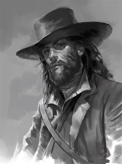 Western Cowboys Drawings