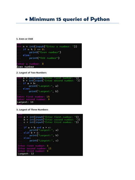Python And Mysql Query Examples Pdf
