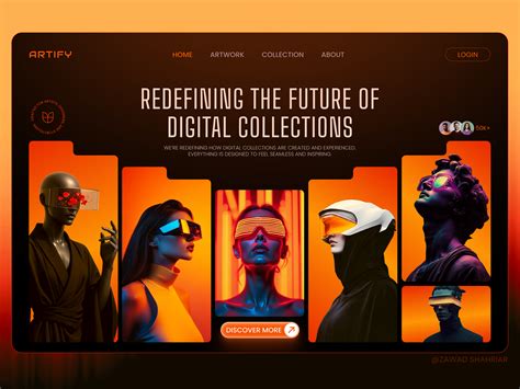 Hero Section Design By Zawad Shahriar On Dribbble