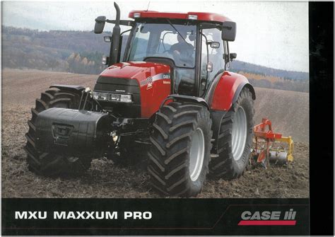 Case Ih Tractors Mxu Maxxum Pro Brochure