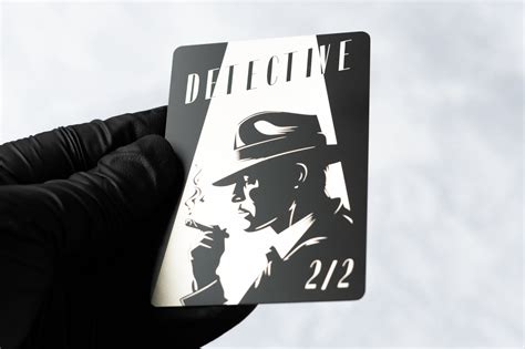 Stainless Steel Detective Token Metal Mtg Tokens Legendary Artifacts