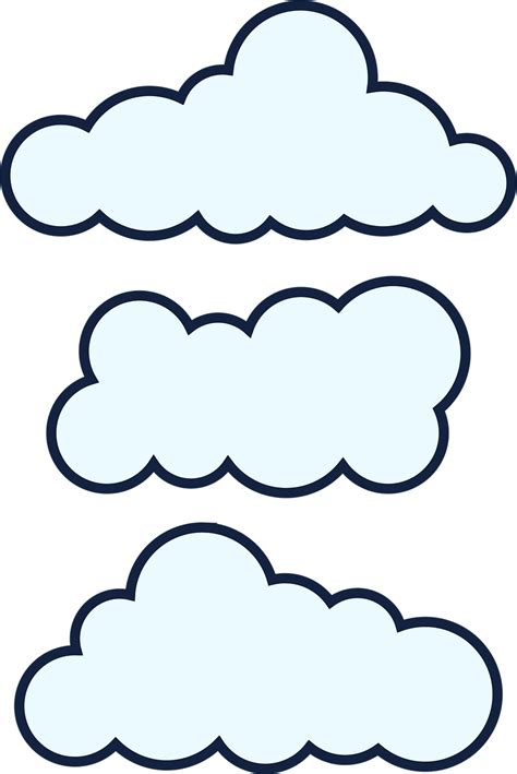 100000 Free Cloud Outline And Outline Images Pixabay