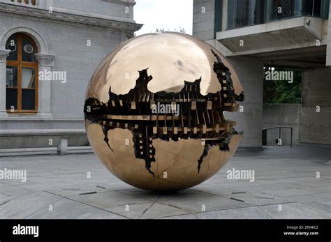 Ireland Leinster Dublin Arnaldo Pomodoros Sculpture Sphere Within