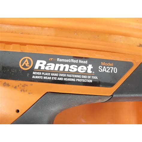 Ramset Sa270 Power Actuated Fastner 27 Caliber Fastner Gun