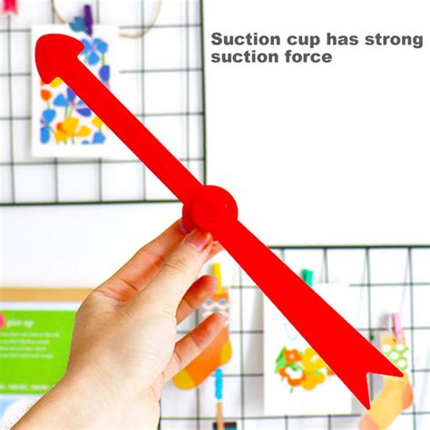 Suction Cup Arrow Spinner Bright Color Spinner Toy Interactive Classroom Math Game Spinner With
