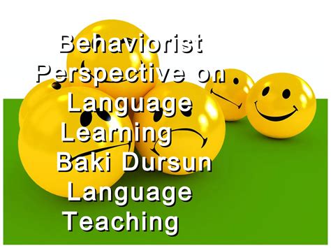 Behaviorist Perspective Ppt Ppt