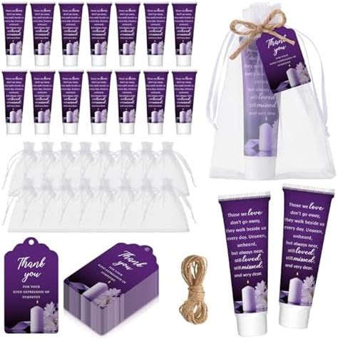 Linyuthia 50 Set 200 Pcs Funeral Favors Celebration Of