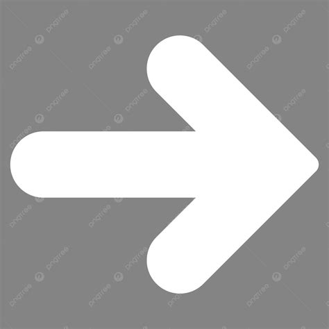 White Right Arrow Icon