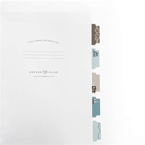 Compass Printable Planner Tabs Premium Stationery And Planners