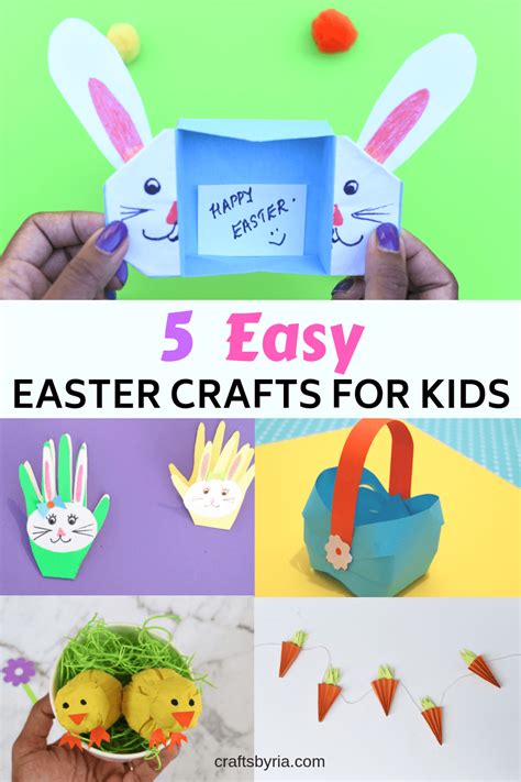 5 Super Cute Easter Crafts With Paper Craft Gossip
