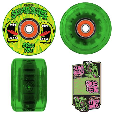 Slime Balls Screaming Slime Light Ups Og 60mm 78a Kyoto Skateshop