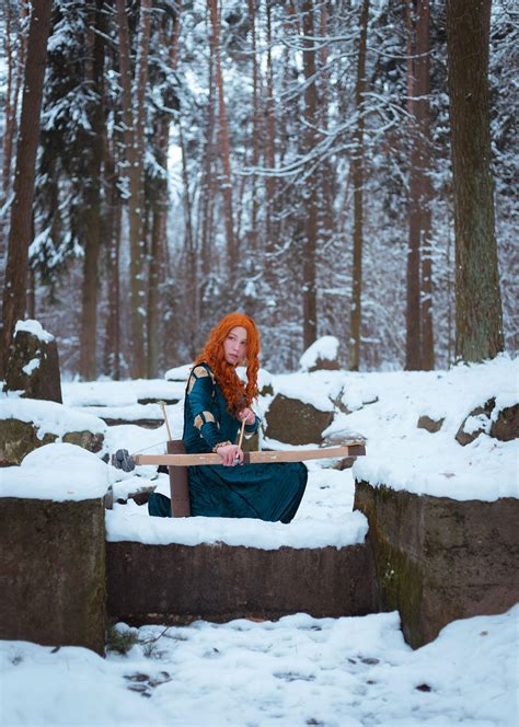 Merida Brave Cosplayer Ash Rcosplay