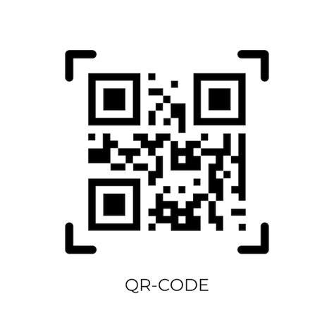 Symbole Du Code Qr Vecteur Premium
