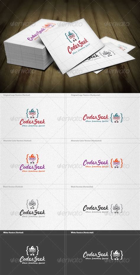coder geek logo logo templates graphicriver