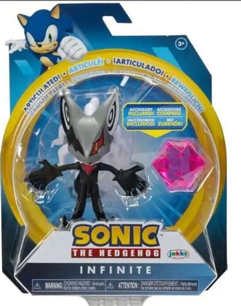 Sonic Infinite 4 Inch Action Figure Phantom Ruby Collectible Toy Character Jakks
