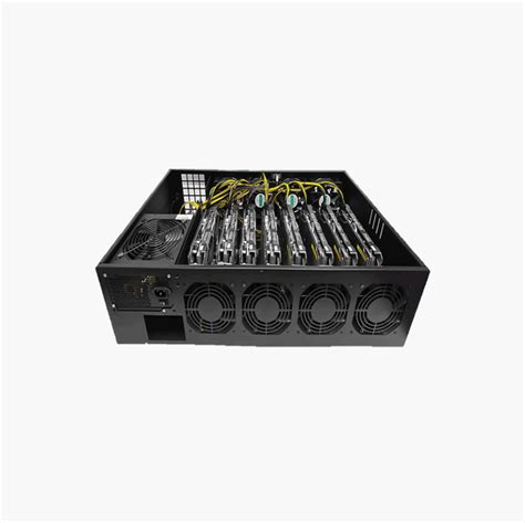 Gpu Mining Rig With 8 Graphics Cards Gpu Miner For Crypto Mining