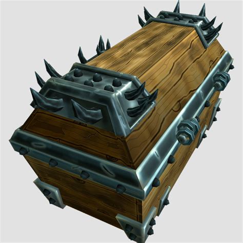 3d Model Chest Games Handpaint Turbosquid 1245011