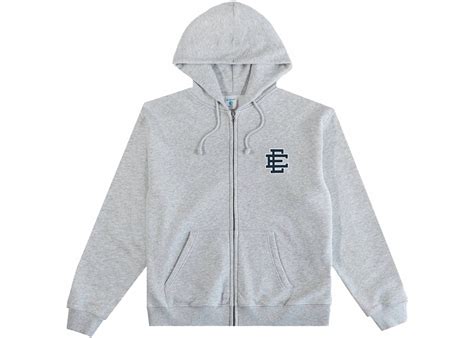 Eric Emanuel Ee Basic Zip Up Greynavy Mens Fw24 Us