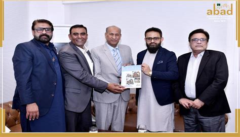 Dg Sbca Abdul Rasheed Solangi Meets Abad Discusses Illegal Constructions And Sustainable Building