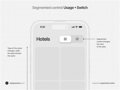 Segmented Control Blueprints In Design Systems