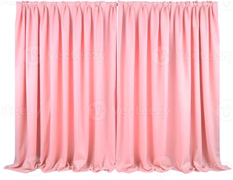 Pink Fabric Curtains For Interior Design 58280740 Png