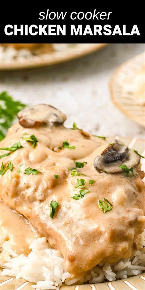 Slow Cooker Chicken Marsala Balancing Motherhood