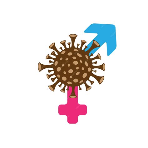 Sexual Transmitted Disease Symbol Premium Vector
