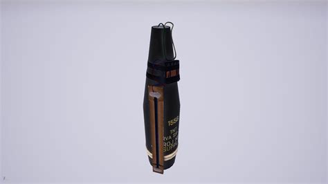 Artillery Shell Ied 3d Model 20 Fbx Free3d