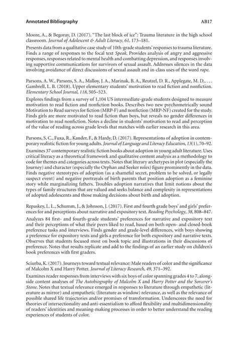 Sample Annotated Bibliography Pdf