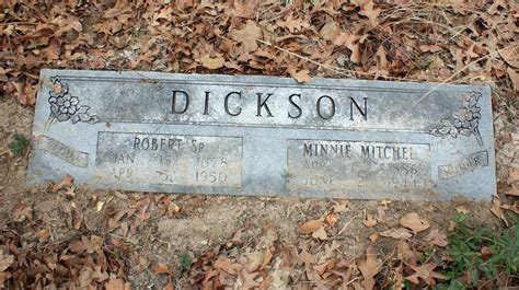 Minnie Mitchell Dickson 1886 1944 Find A Grave Memorial