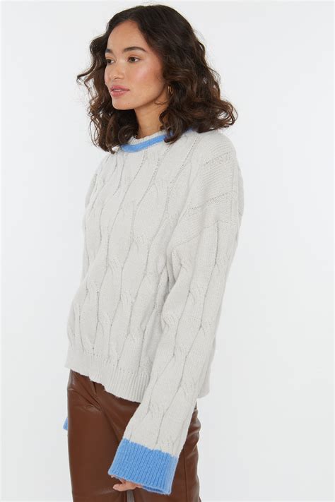 Tonya Cable Knit Sweater Frenchmauve