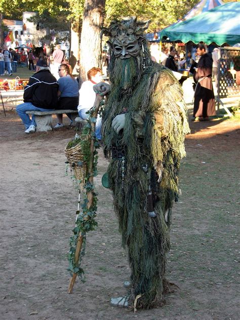 Green Man Loved This Costume Absolutely Lovely Skwid Langlinais