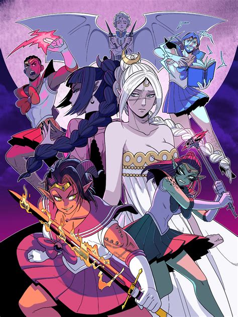 Nyachooh Astarion Black Lady Sailor Moon Gale Baldurs Gate